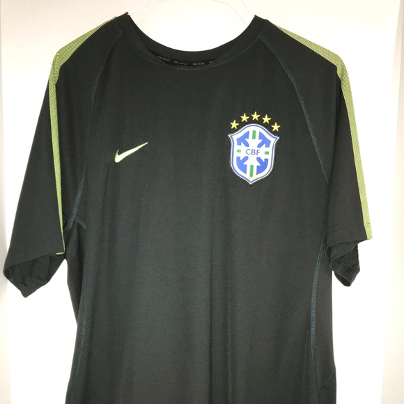 Nike | Other | Nike Brazil Drifit Training Jersey Mens Xl | Poshmark